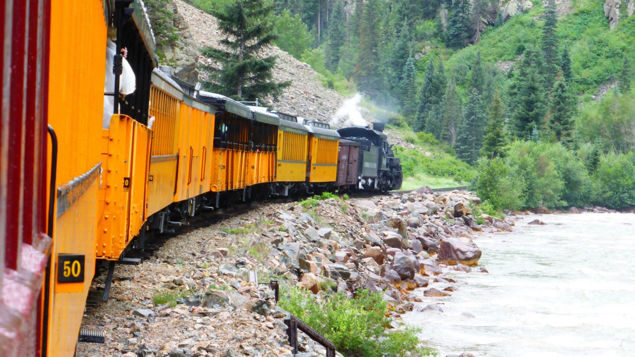 Durango & Silverton Narrow Gauge Railroad in Colorado, USA