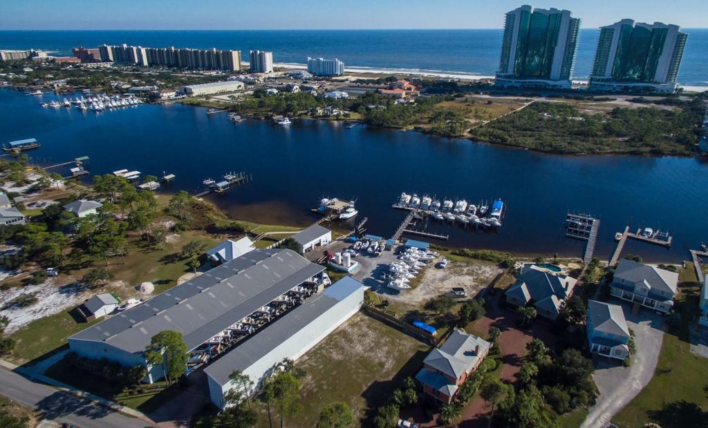 Romar Marina on Cotton Bayou, Orange Beach - Slips, Fuel, Repairs ...